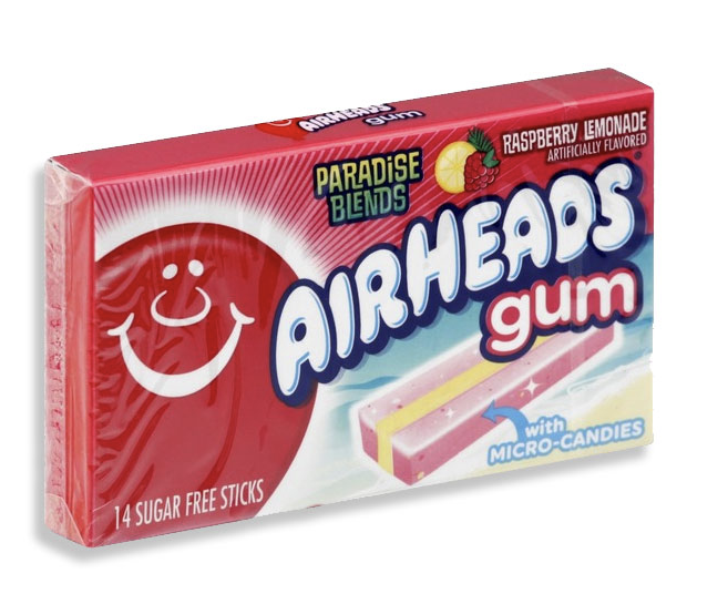 Airheads Gum Raspberry Lemonade – One Stop Lolli Shop
