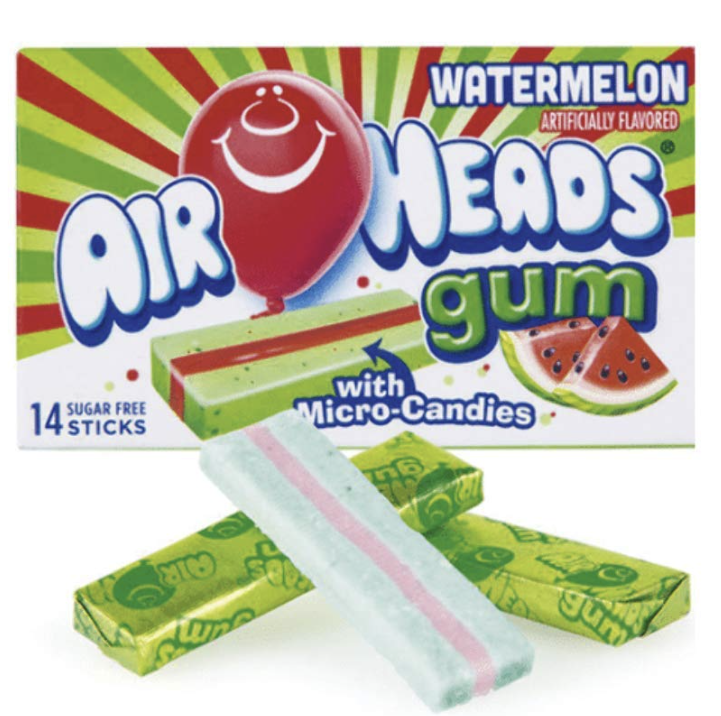 Airheads Gum Watermelon – One Stop Lolli Shop
